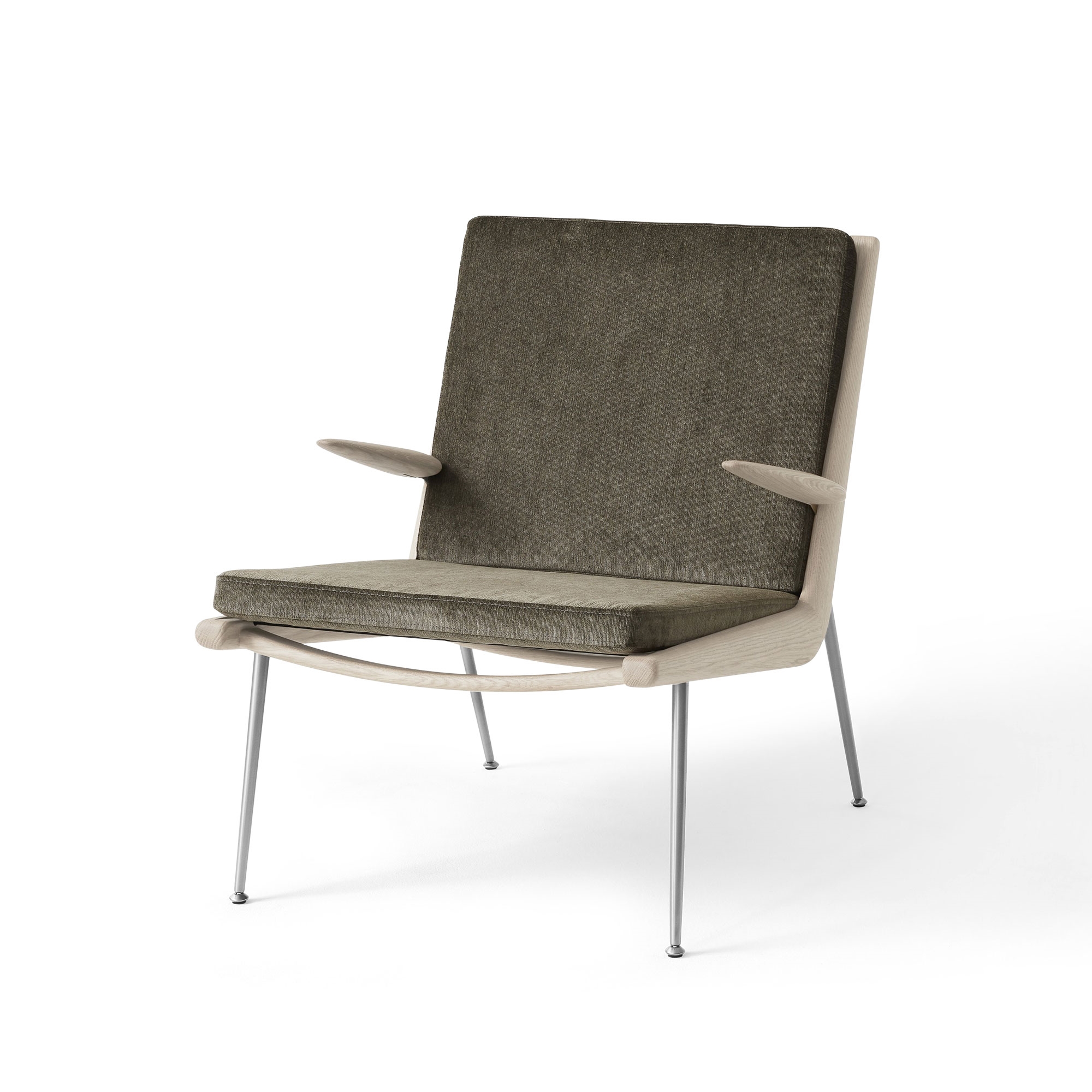 Boomerang HM2 Lænestol Sæbebehandlet Eg/Duke 004/Stål